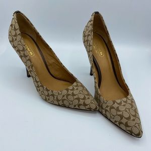 Coach Shoes | Black Leather Pumps | Poshmark